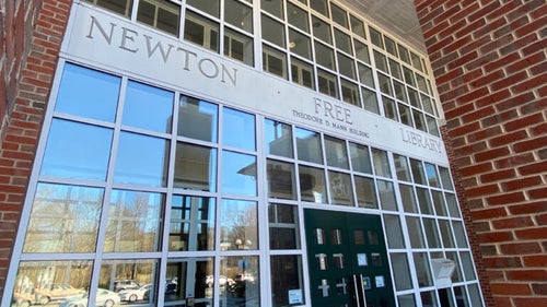 Newton library photo display featuring Palestinians draws criticism