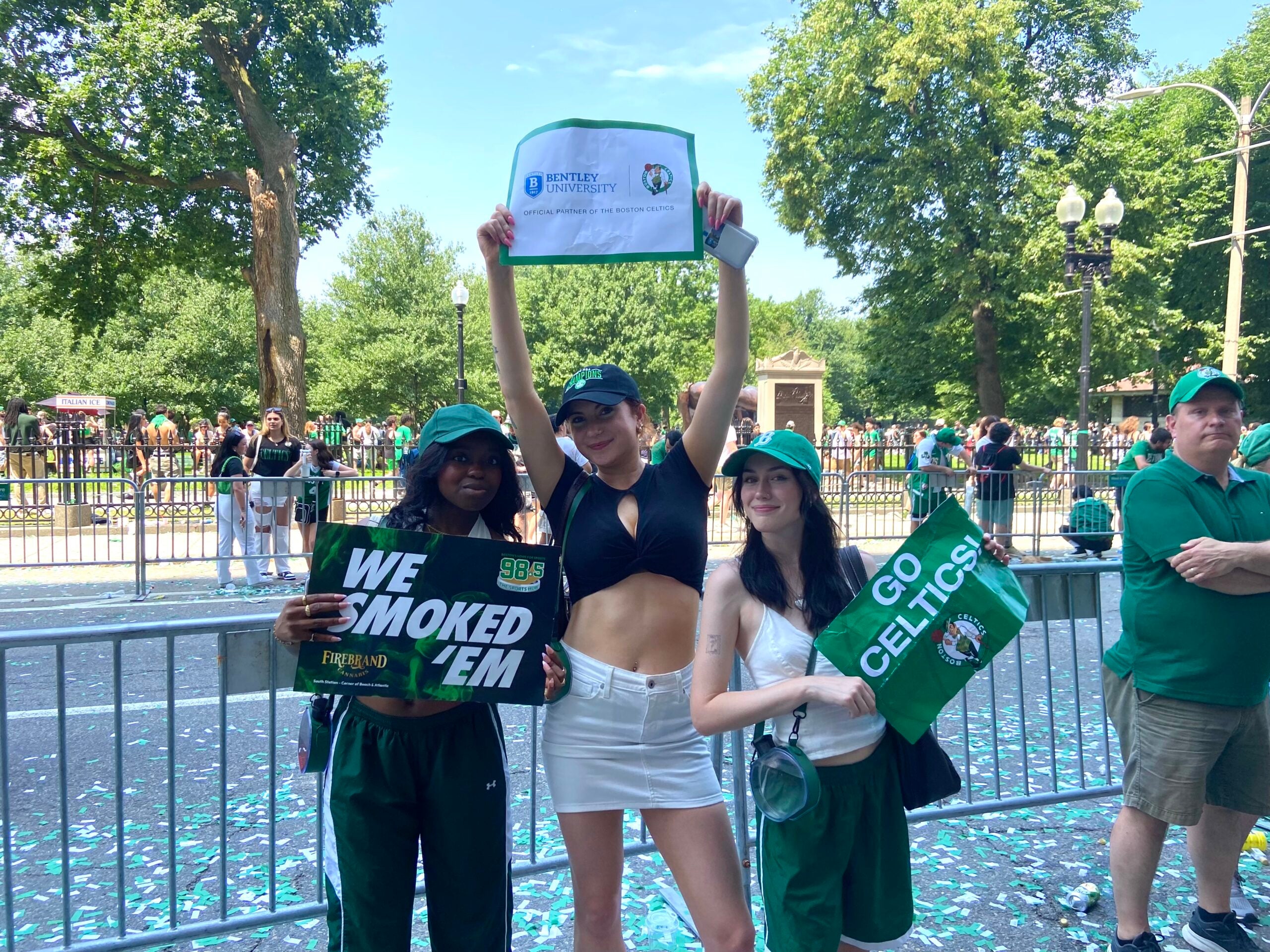 Best signs spotted at the Celtics championship parade in Boston