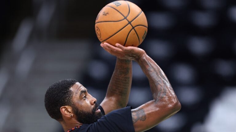 TD Garden features Kyrie Irving’s quote about quiet Game 1 crowd