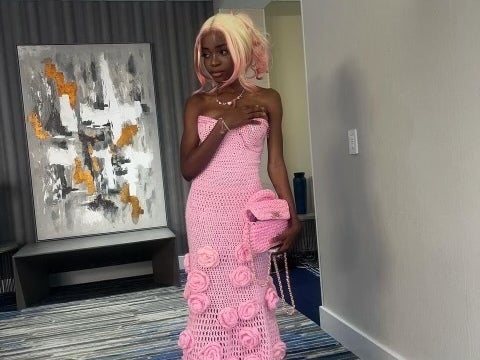 A Somerville teen crocheted her prom dress in three days. Her video of ...