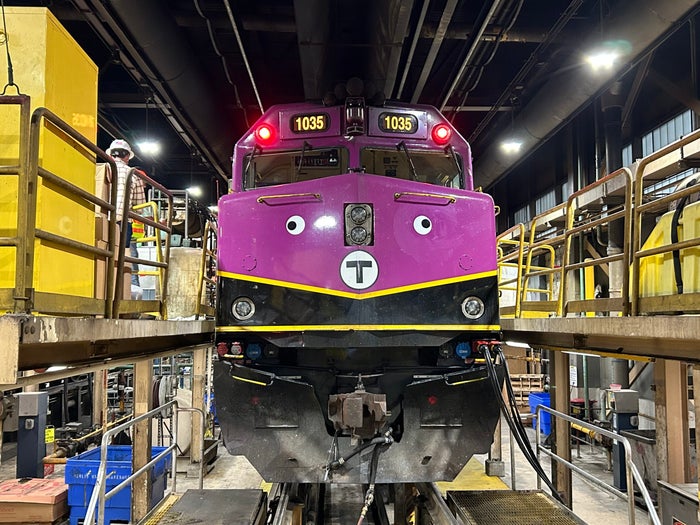 MBTA adds googly eyes to several trains after grassroots campaign