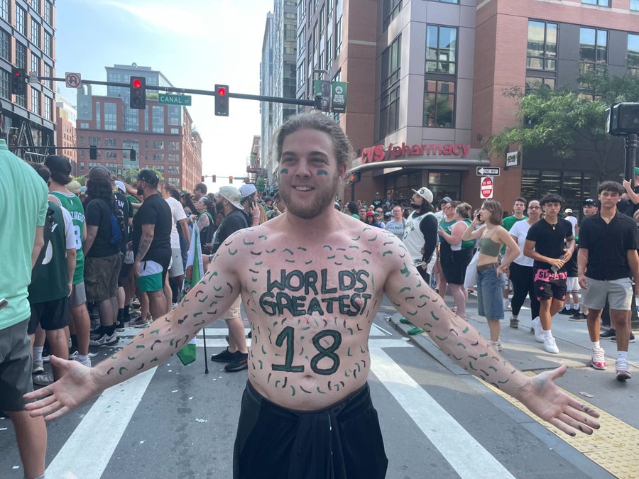 Best signs spotted at the Celtics championship parade in Boston