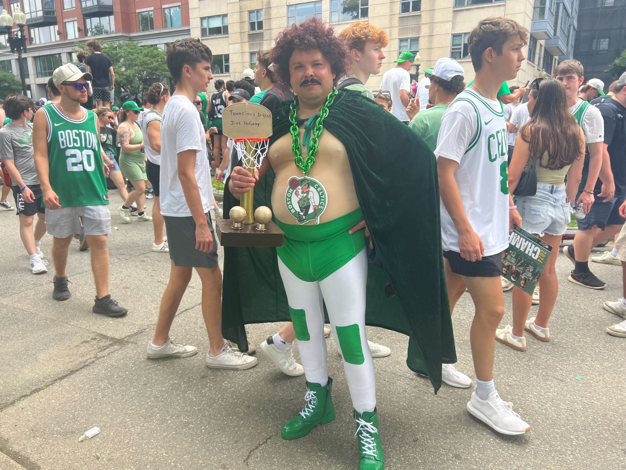 Best signs spotted at the Celtics championship parade in Boston