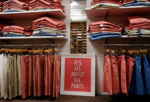 How did 'Nantucket red' become an island tradition?