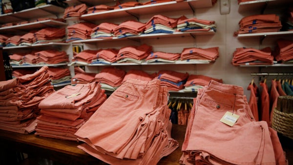 How did 'Nantucket red' become an island tradition?