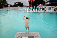 Photos: Joy in Charlestown as public pool finally reopens