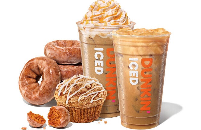 Dunkin' announces new fall menu
