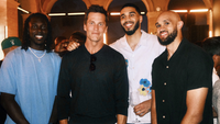 Tom Brady meets with Jayson Tatum, Celtics Olympians in Paris