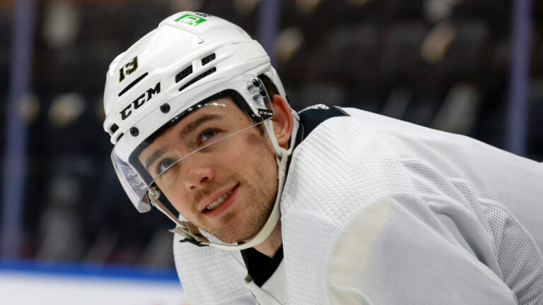 Consistency a focus for Johnny Beecher in 2nd season with Bruins