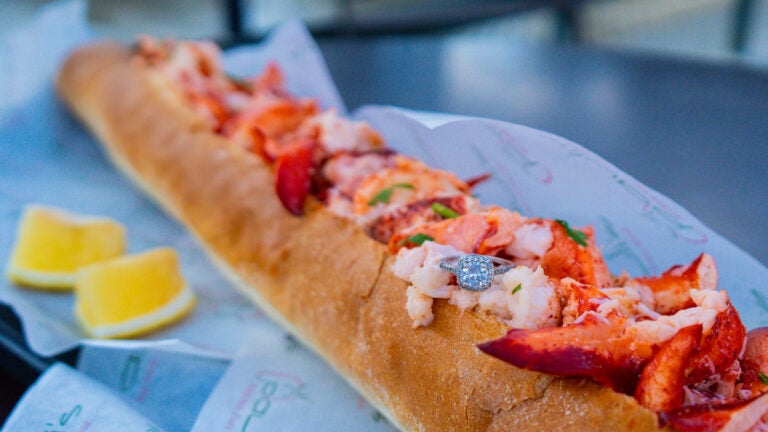 For $10,000, get a lobster roll proposal at Pauli's in the North End