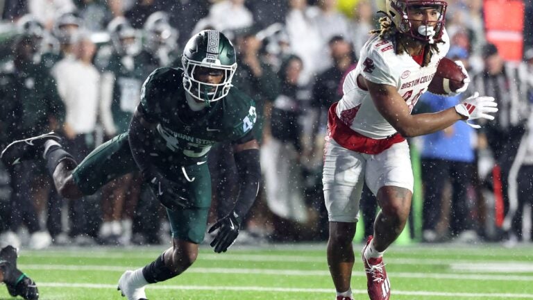 BC rallies to win emotional Red Bandanna Game over MSU