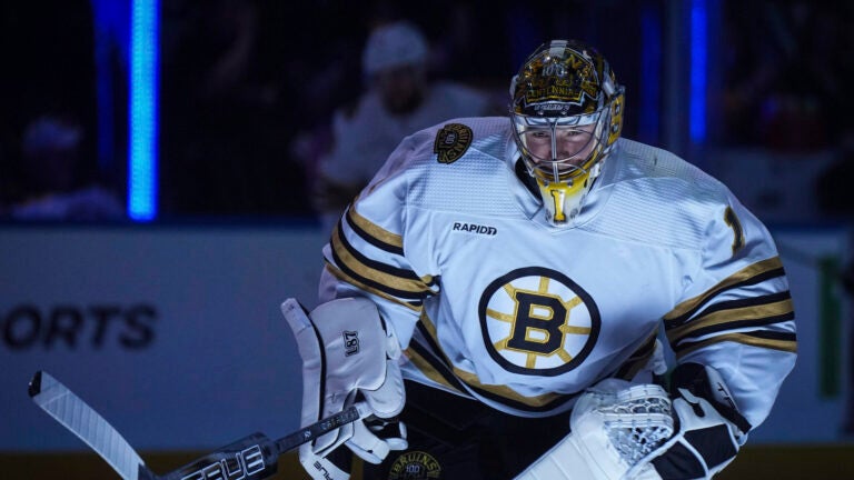 After months focused on past, Jeremy Swayman is looking to future