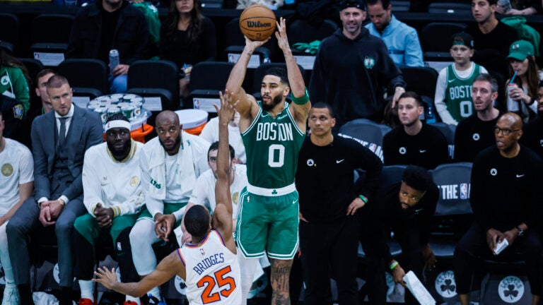Here's a peek inside Jayson Tatum's sneaker closet
