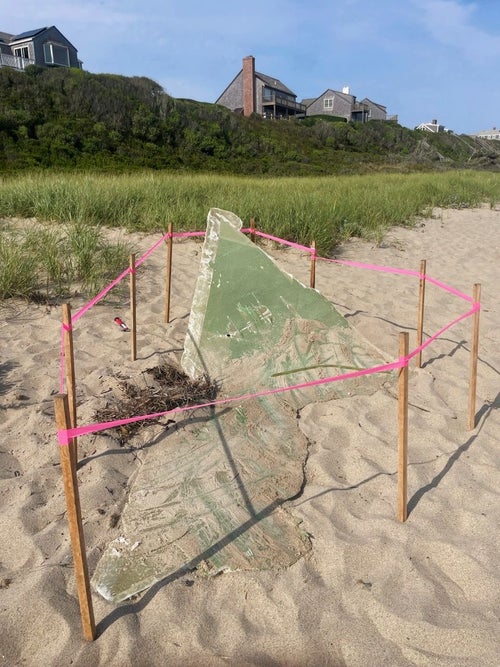 Wind turbine debris recovered from ocean floor off Nantucket