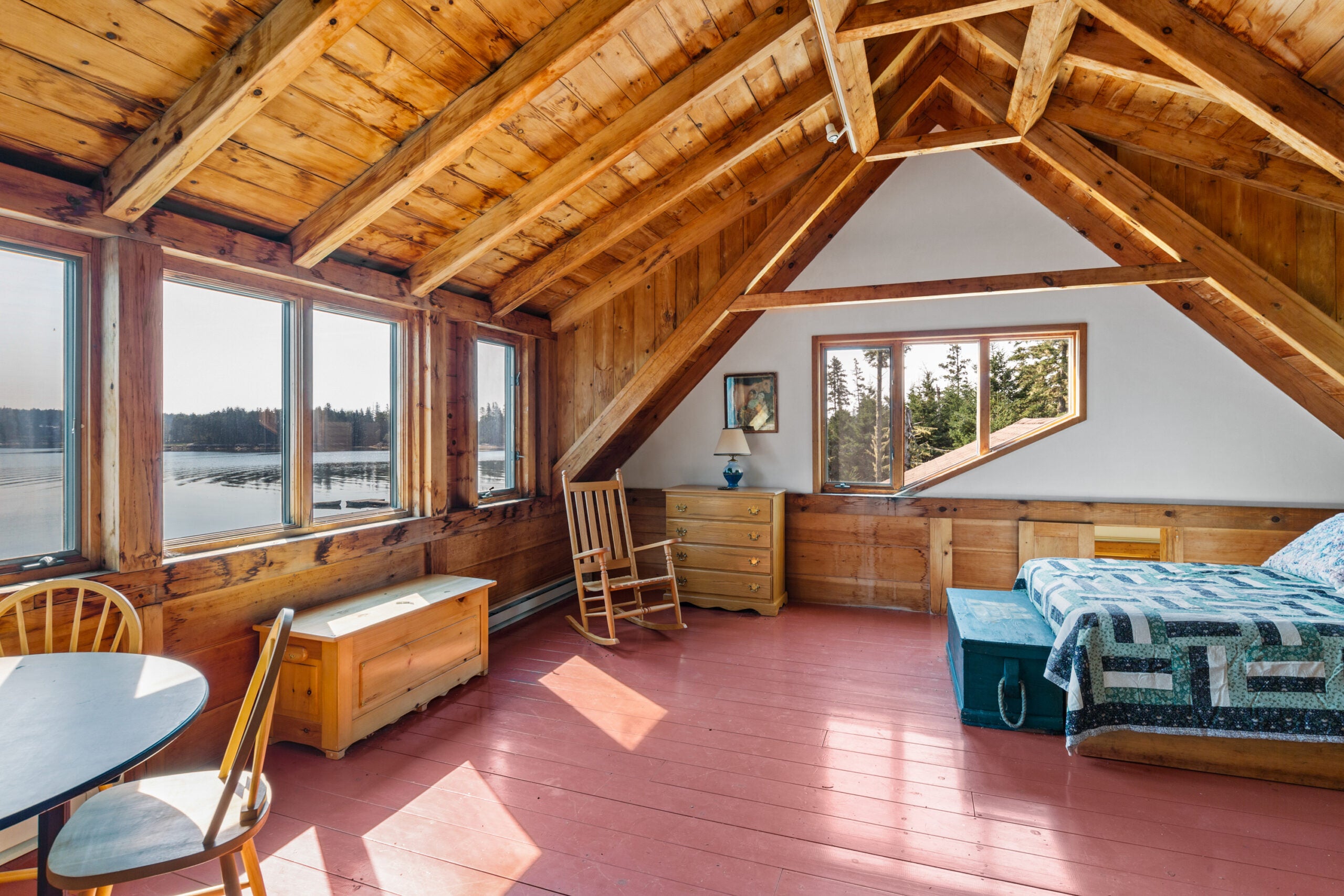 Writer Paul Theroux lists his private island in Maine. Price: $1.27m