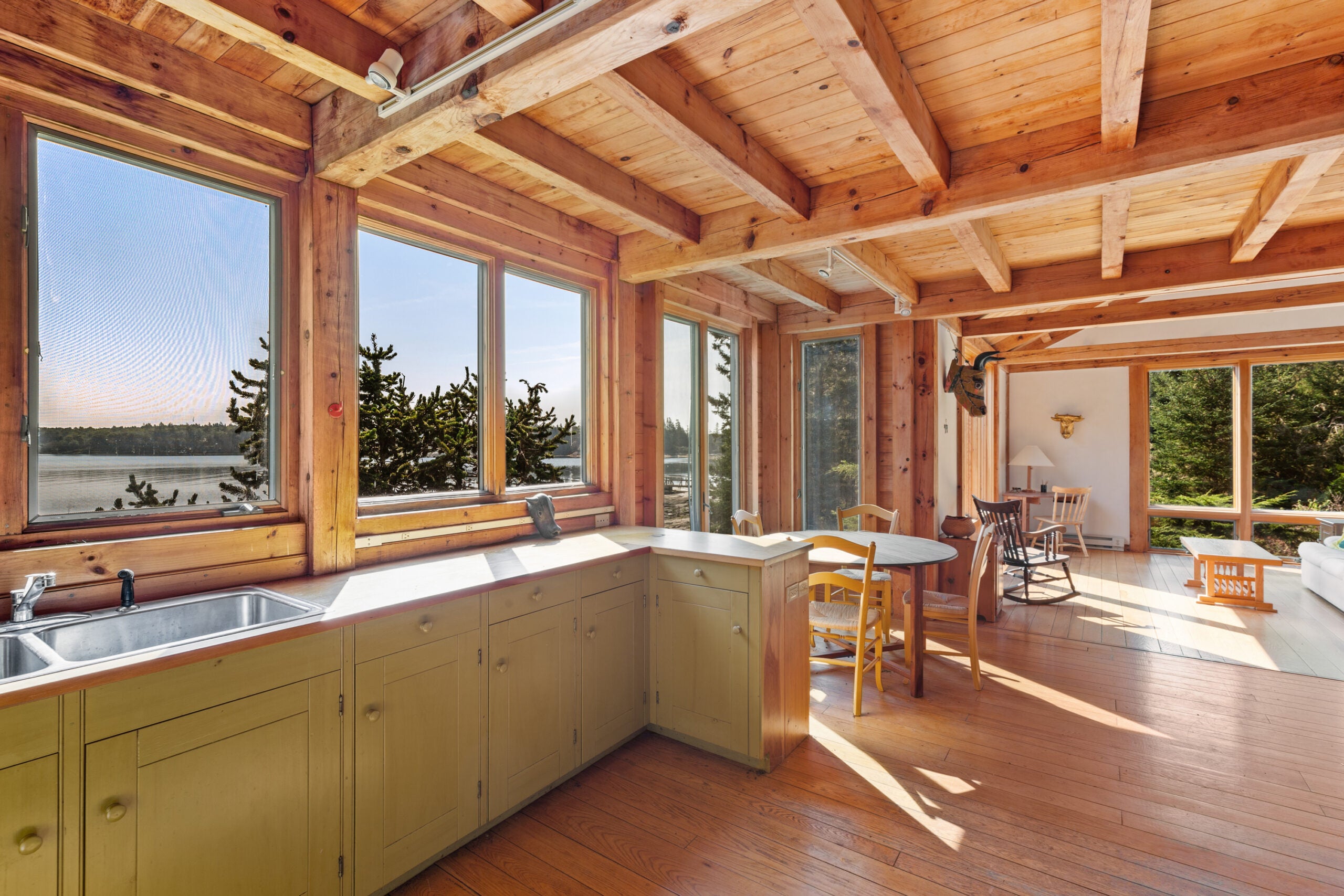 Writer Paul Theroux lists his private island in Maine. Price: $1.27m