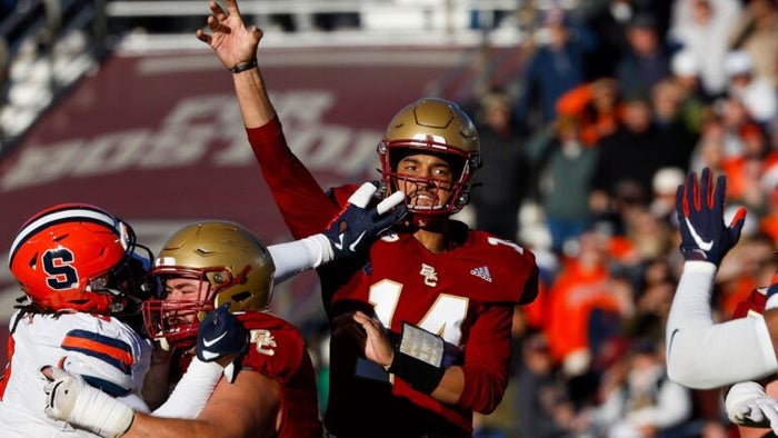 QB switch to Grayson James is one subplot in BC-SMU rematch
