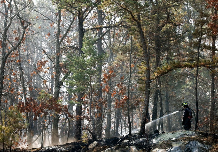 Meet the firefighters battling the wildfires across Mass.