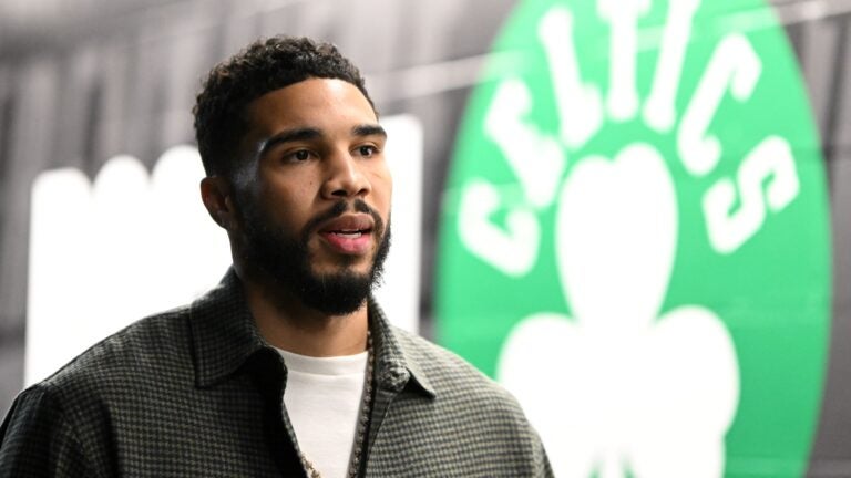 Jayson Tatum sports clean aesthetic pregame outfit
