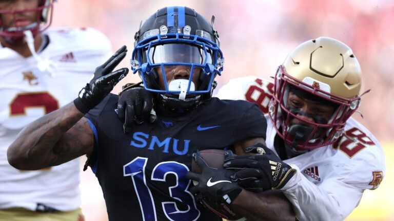 Grayson James sparks offense, but BC can't upset No. 14 SMU