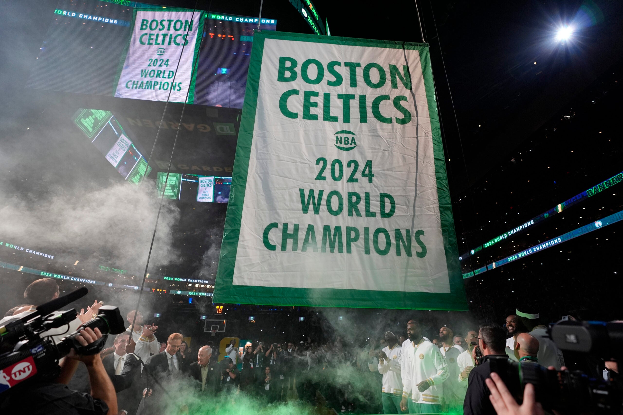 Watch: Biden hosts NBA champion Celtics at White House