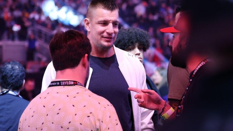 A Rob Gronkowski vs. Shaquille O'Neal fight? It's being discussed.