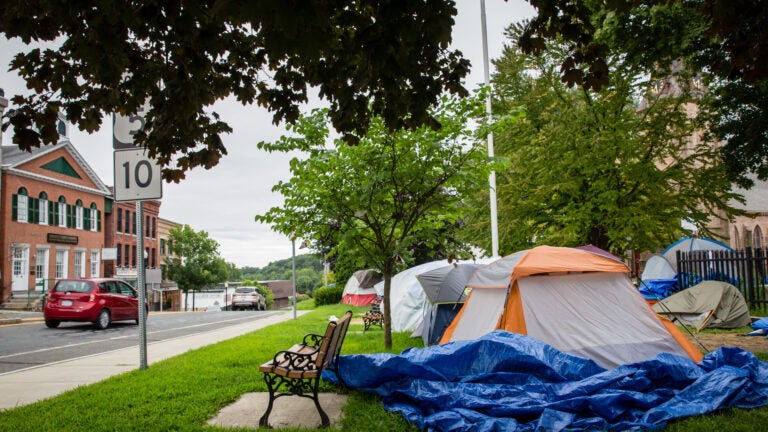 Homeless encampments now illegal in Brockton and Lowell