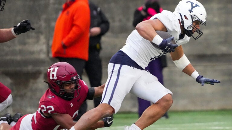 Yale beats Harvard 34-29 in the 140th playing of 'The Game'
