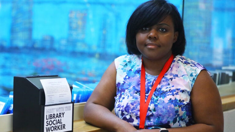 Boston-area libraries are employing social workers. Here's why.