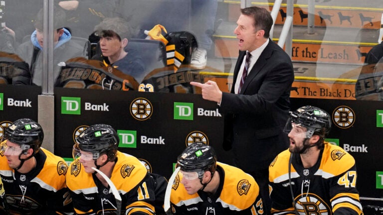 Jim Montgomery has no ‘answer’ for Bruins’ third-period struggles