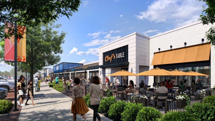 A mall turning into a mixed-use development in Swampscott