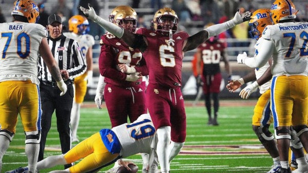 BC's Donovan Ezeiruaku has worked his way toward the NFL