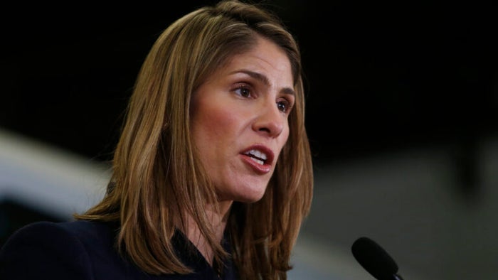 Rep. Lori Trahan said she was targeted by false bomb threat