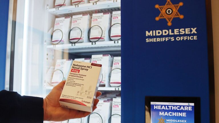 Vending machine in Middlesex jail offers free overdose medication
