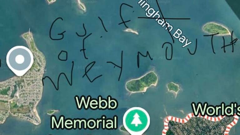 Weymouth mayor 'orders' Hingham Bay renamed