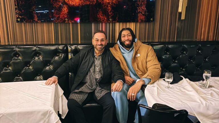 Anthony Davis visited a popular Boston Italian restaurant for dinner