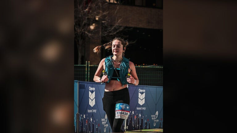 She's running Boston to support local Newton news