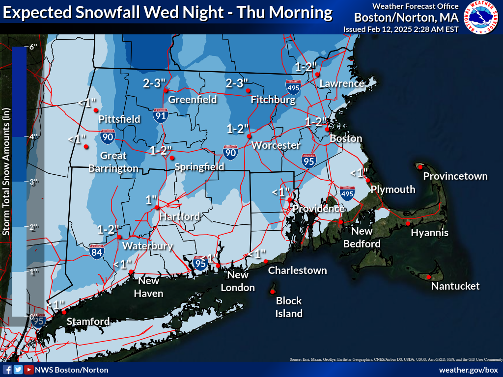 Boston MA weather: Feb. 13-16, 2025