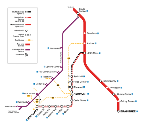 Month-long Red Line disruption starts Tuesday