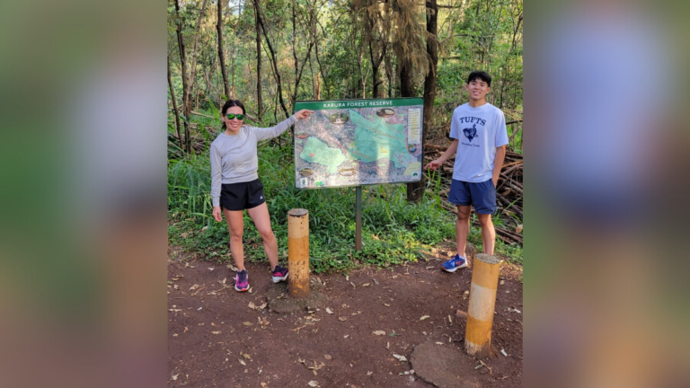 His mother has run 20 marathons. They will run Boston together.
