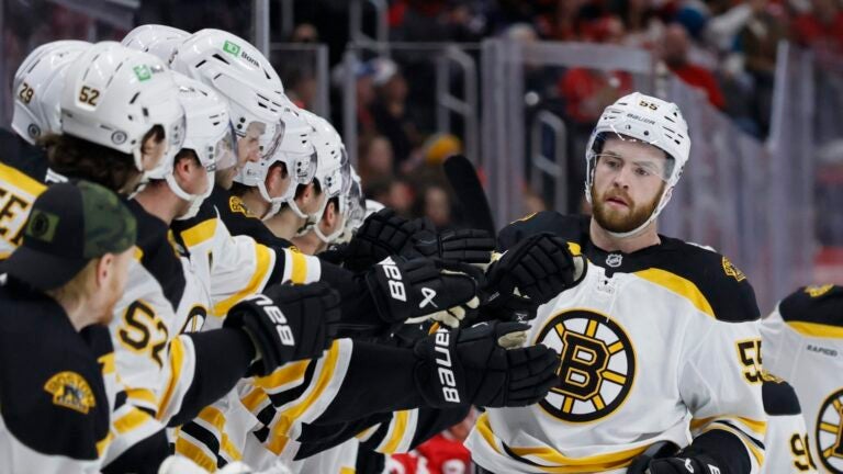 Bruins trade Brazeau to Wild for Lauko, Khusnutdinov