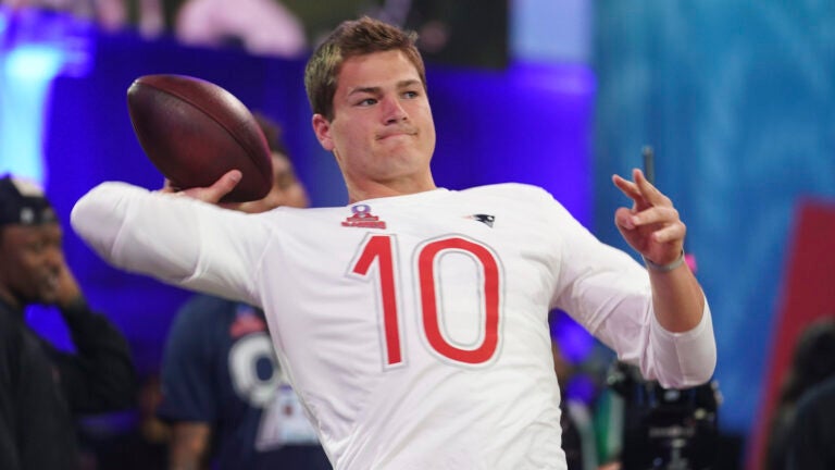 What Drake Maye said about the Patriots' No. 4 pick in the draft
