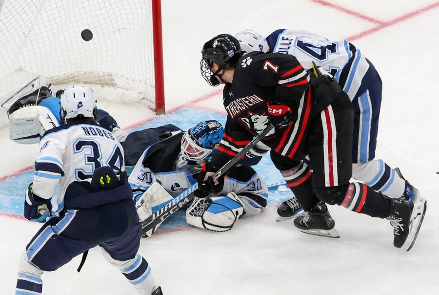 Maine outlasts NU in double OT to reach championship