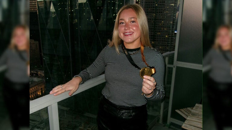 She's running for the hospital that treated her sister for brain tumors