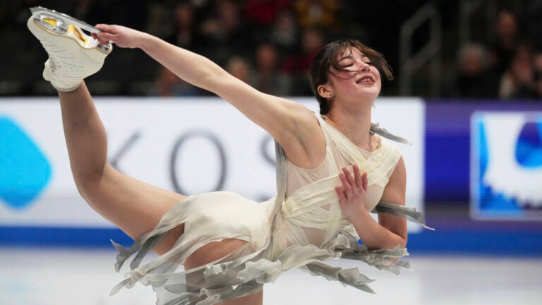 Alysa Liu takes lead on the opening night of world championships