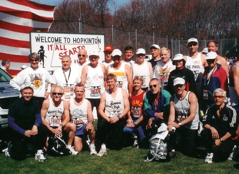 What is the Boston Marathon Quarter Century Club?