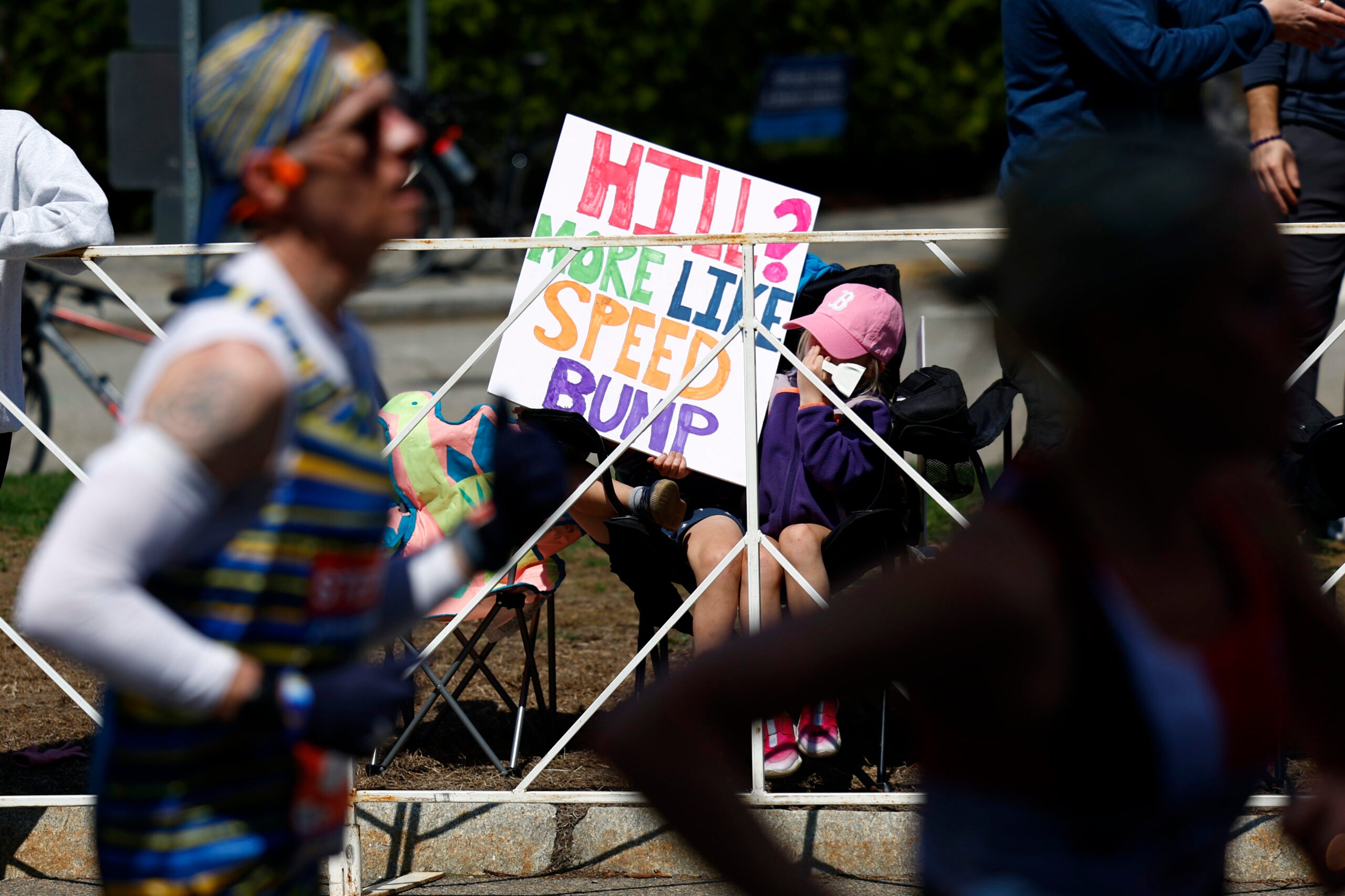 Here are the best signs from the 2025 Boston Marathon