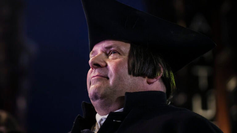 Paul Revere’s famous Midnight Ride makes its way from the North End to ...