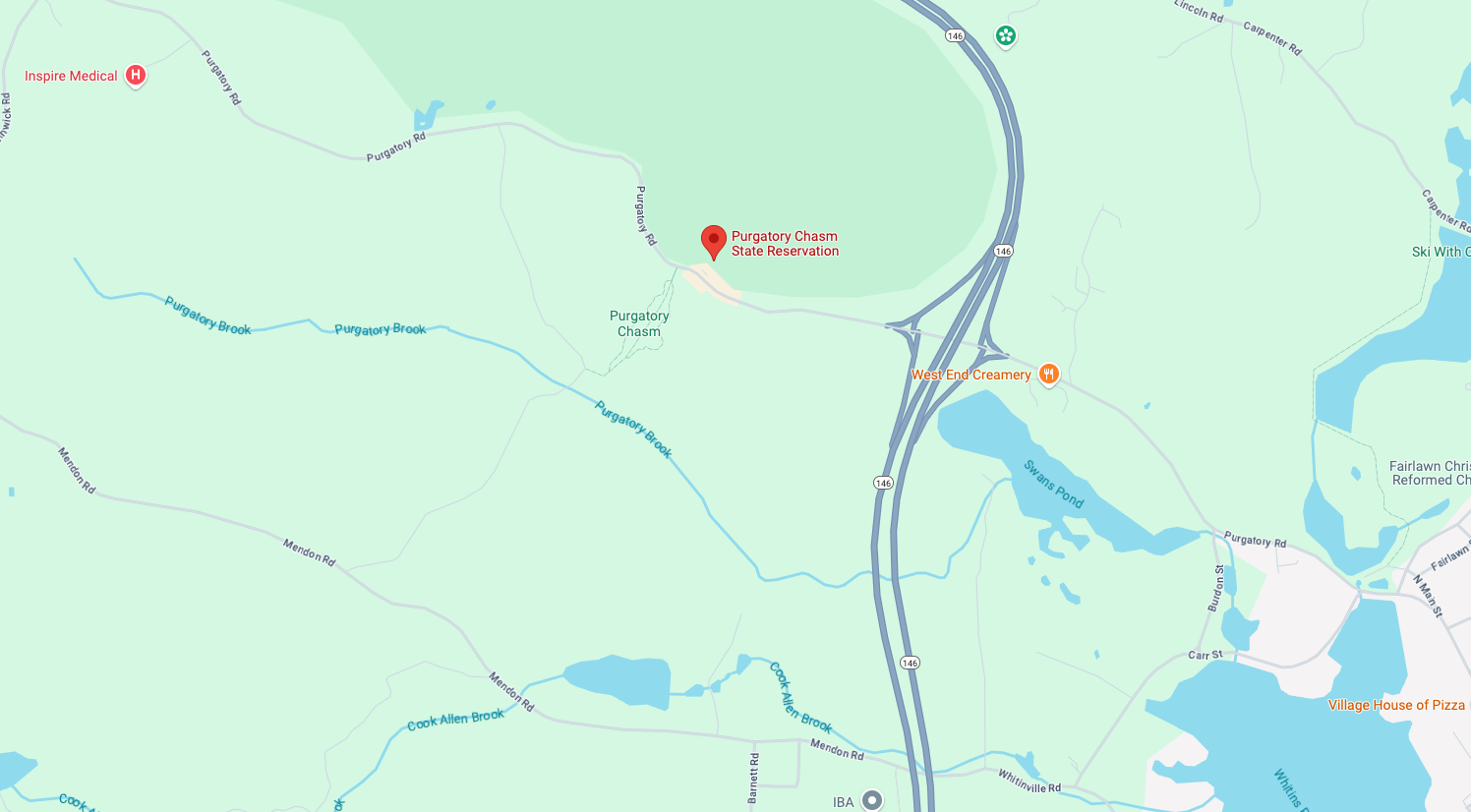 Woman dead after fall at Purgatory Chasm