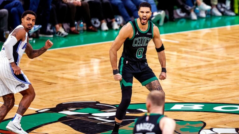 Jayson Tatum looks like a man on a mission this postseason